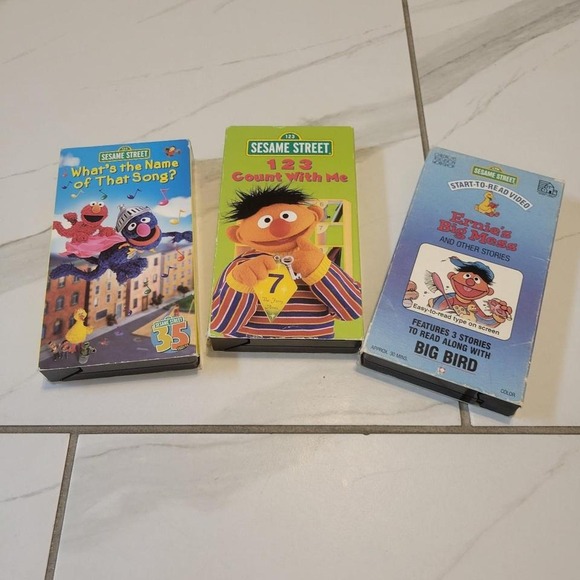 Media | Vintage Sesame Street Vhs Ernie Grover Collection | Poshmark